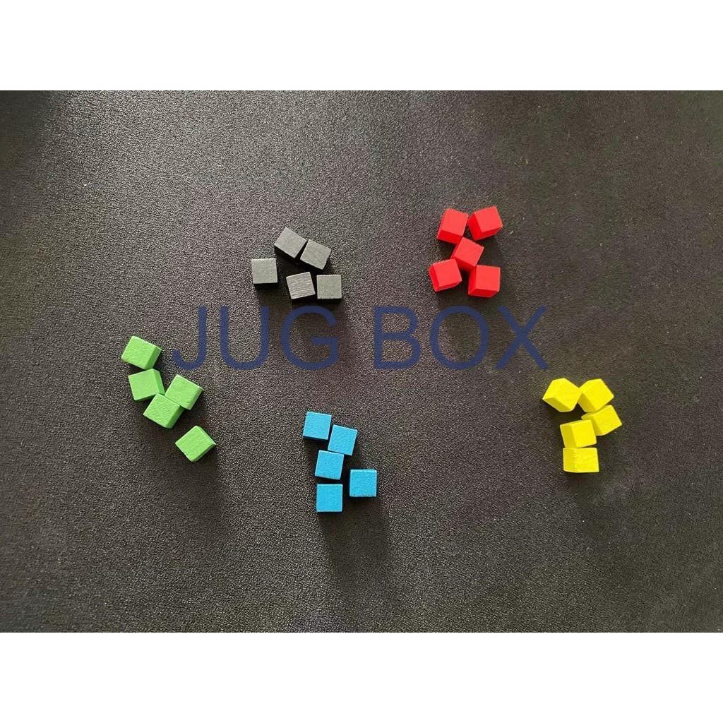 8mm Wooden Cube Token for Prototype - 5PCS | Shopee Malaysia
