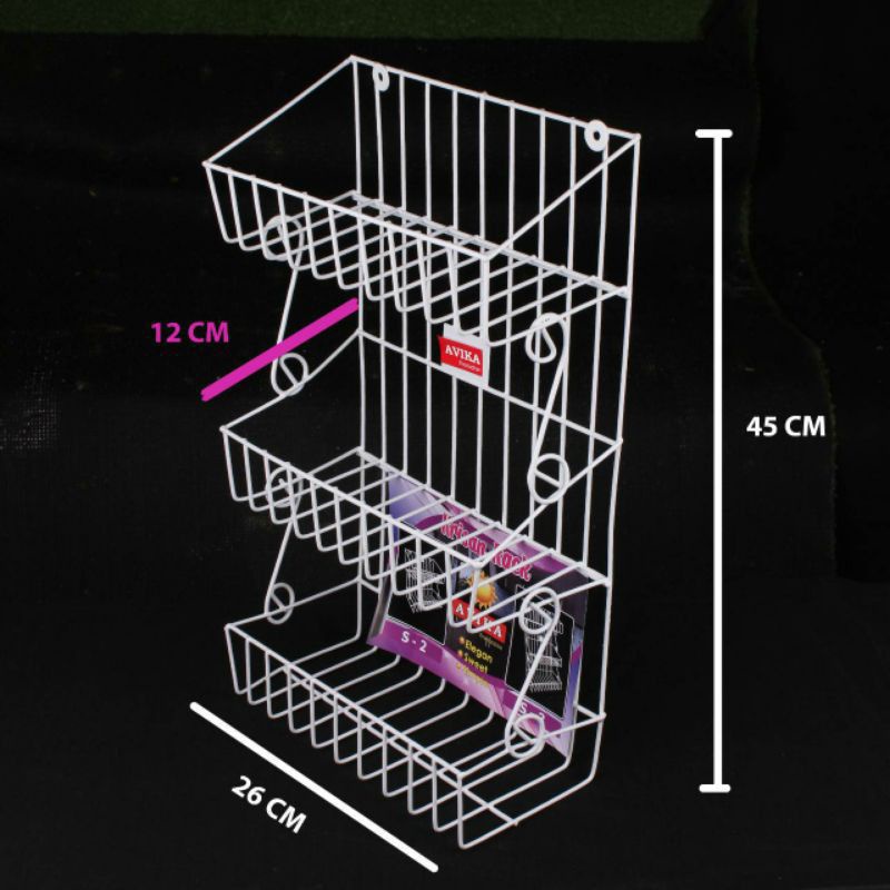 Multi-purpose kitchen rack / 3 stack kitchen rack / Rb03 mini | Shopee ...