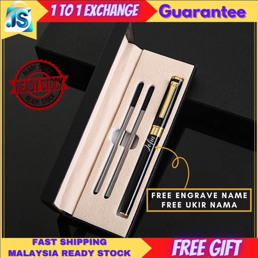 Business Signature Roller ball Pen Engrave Custom Name Pen Murah ...