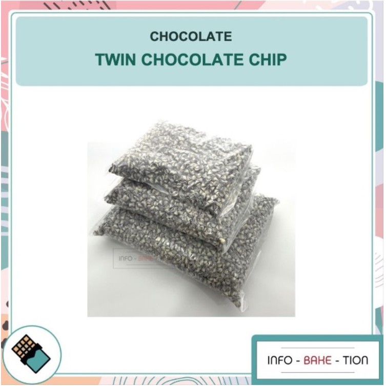 Twin Chocolate Chip Black and White 100g/250g/ 500g/ 1kg | Shopee Malaysia