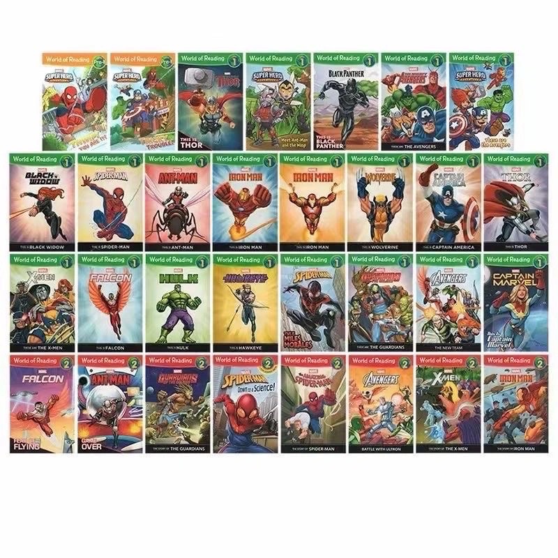 Marvel World of Reading 31 books | Shopee Malaysia