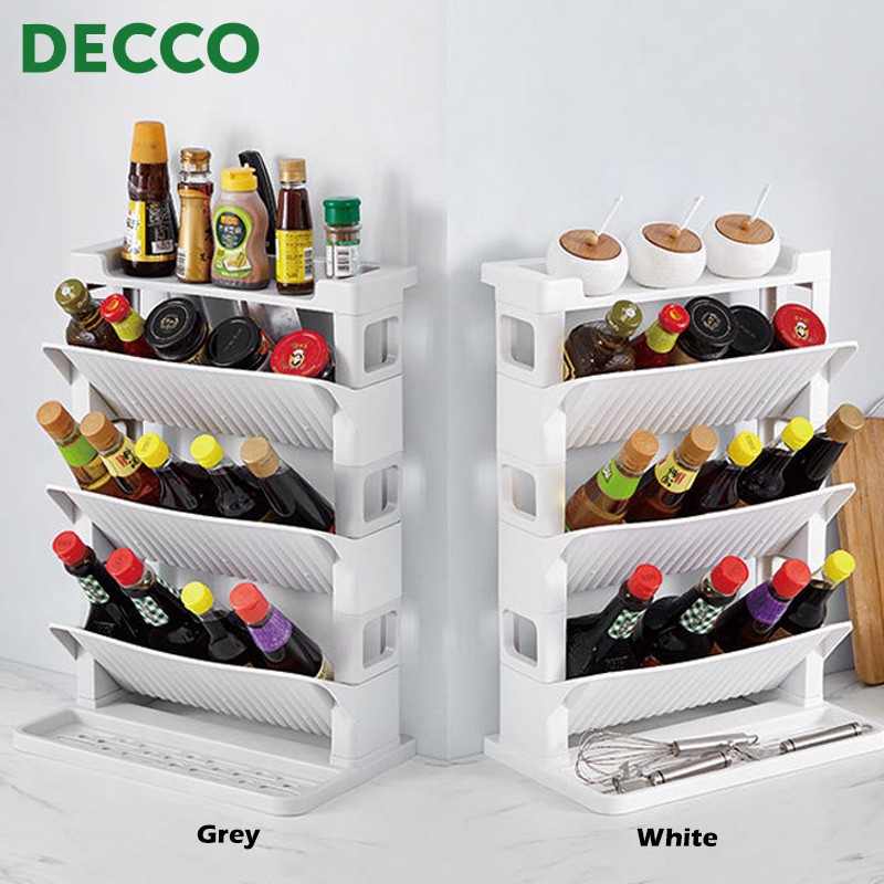 Decco Home Deco 3 Layers Rack Seasoning Organizer Storage Shelf Kitchen ...