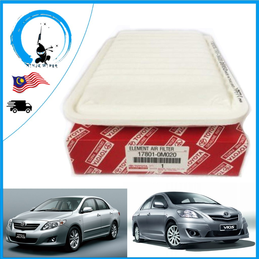 NJW TOYOTA AIR FILTER VIOS NCP93 2007-2012 HARRIER ZSU60 2014-2019 ...