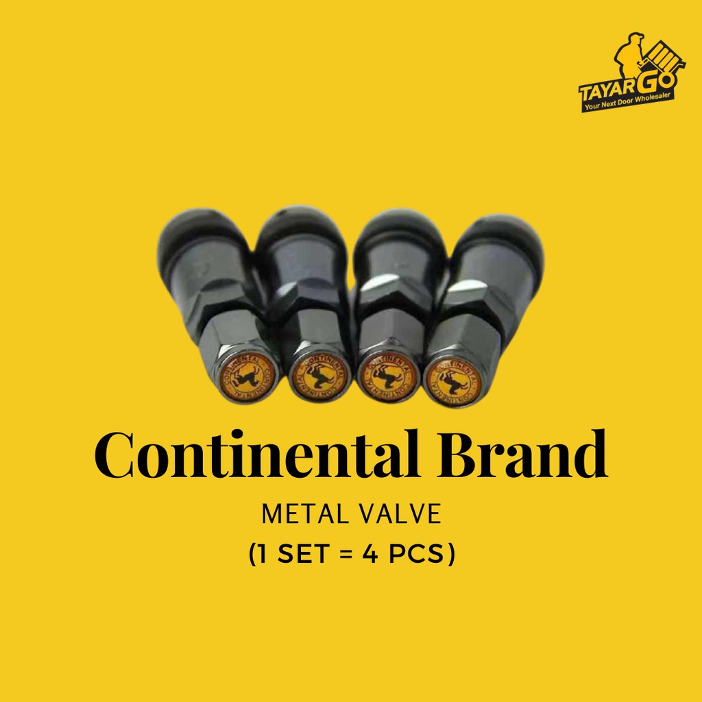 TAYARGO Continental Brand Metal Valve Tyre Valve Tiub Valve Tayar ...