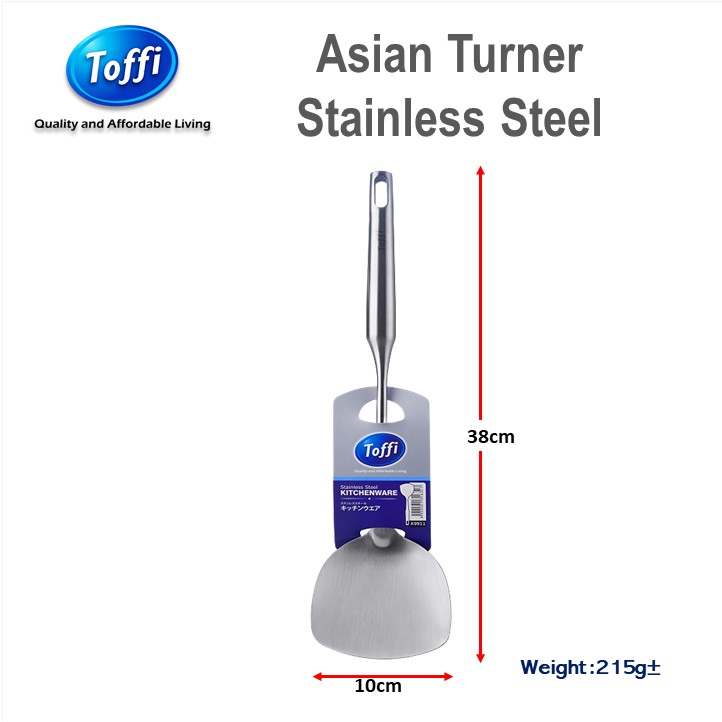 Toffi Asian Turner Ladle Slotted Turner Sudip Besi | Shopee Malaysia
