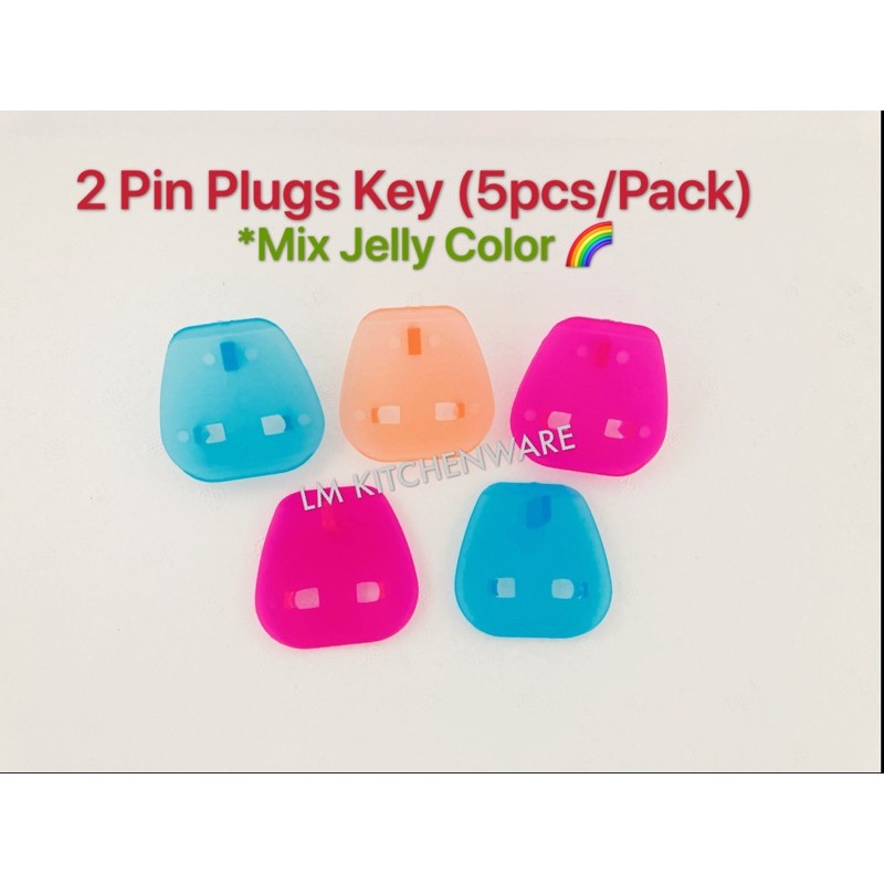 PLASTIC SAFETY PLUG KEY 2 PIN CONVERTER/2 PIN PLUGS KEY(5pcs/pack ...