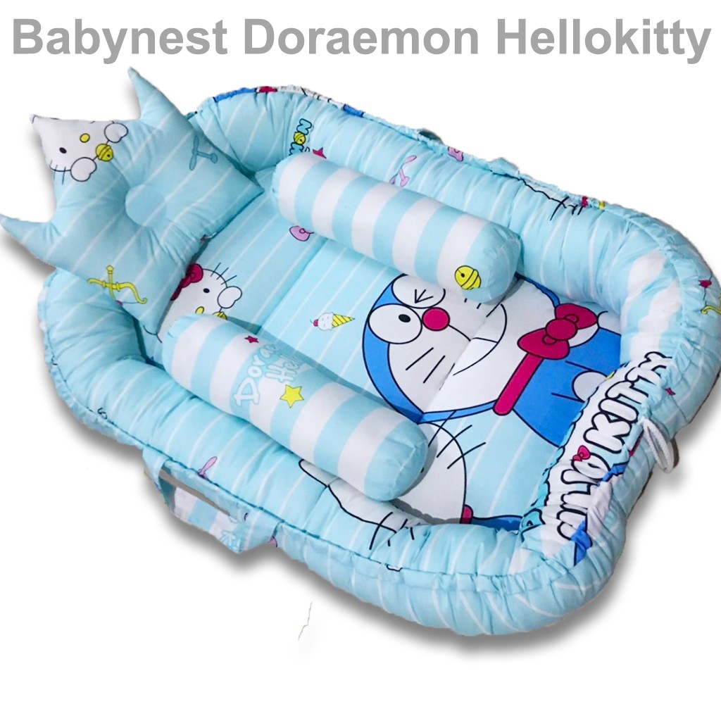Folding BOAT BABY MATTRESS WITH DORAEMON CHARACTERS | Baby NEST FREE ...