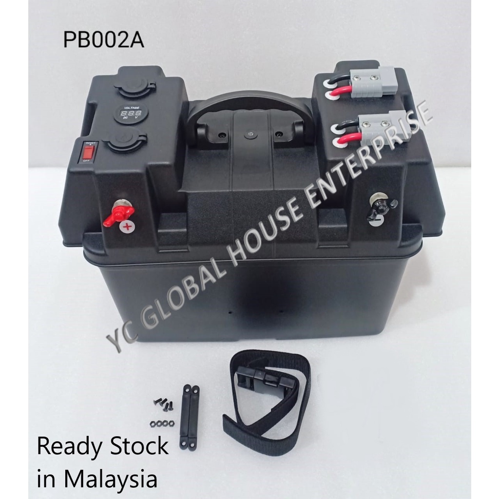 Multifunctional oat Marine Car Battery Box Anderson Socket Lithium ...