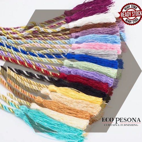 Ready Stock!!! Riben Tieback Curtain / Tali Riben Langsir For Living ...