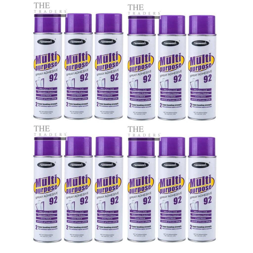 Sprayidea 92 Multi Purpose Spray Mount / Adhesive / Spray Glue 600ML ...