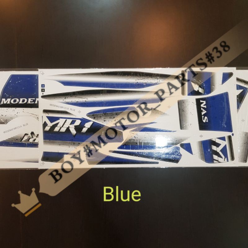 Stiker sticker body stripe cover set (3) modenas mr1 kriss mr 1 MR1 ...
