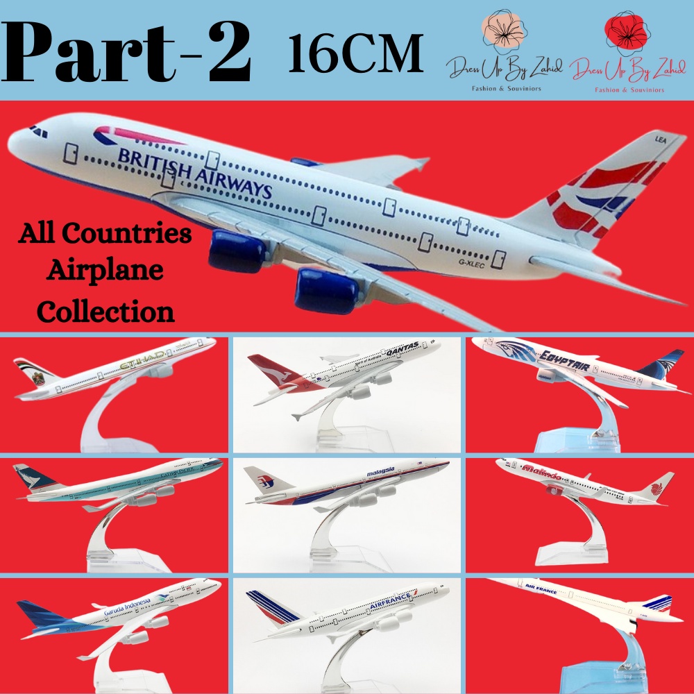 World Wide Aeroplane Model / Model Pesawat Seluruh Dunia / Model Kapal ...