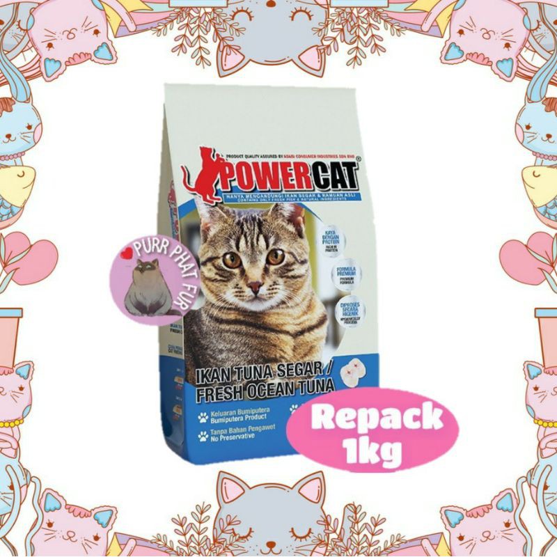 💢 POWERCAT OCEAN TUNA REPACK 1kg 💢 | Shopee Malaysia