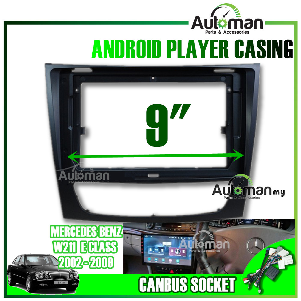 Casing Android Mercedes-Benz E-class W211 2002 - 2009 Dashboard Audio ...