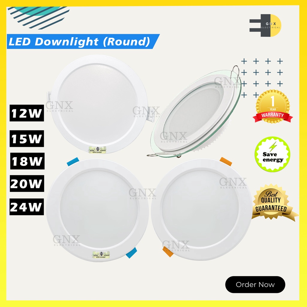 [SIRIM]Fonemax/Hazzle/Aurore Led Downlight 4" 6" 12W 15W 18W 20W 24W ...