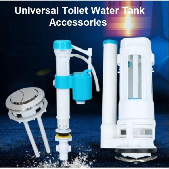 20cm One Piece Full Set Toilet Dual Flush Internal Fitting set - Easy ...