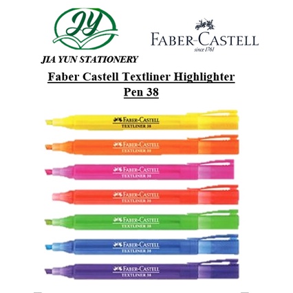 Faber Castell TextLiner Fluorescent Highlighter Pen 38 | Shopee Malaysia
