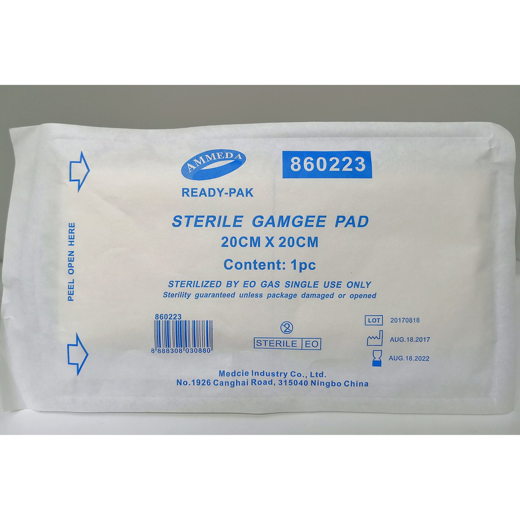 Ammeda Sterile Gamgee Pad (20cm x 20cm) (1's) Exp:2/25 | Shopee Malaysia