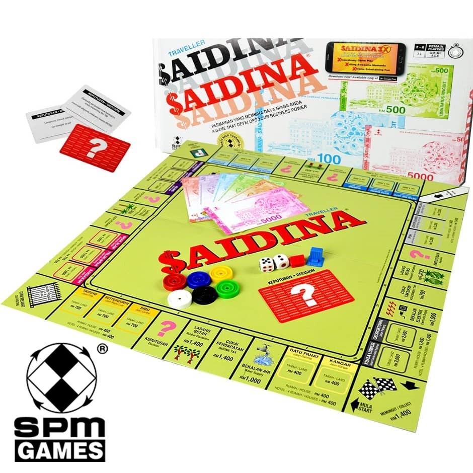 SPM Saidina Traveller Dual Language Board Game / Permainan Saidina ...
