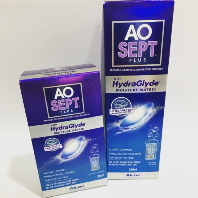 Alkon AO Sept Plus HydraGlyde (360ml X 1 Bottle) FREE 1 90ml Travel Kit | Shopee Malaysia