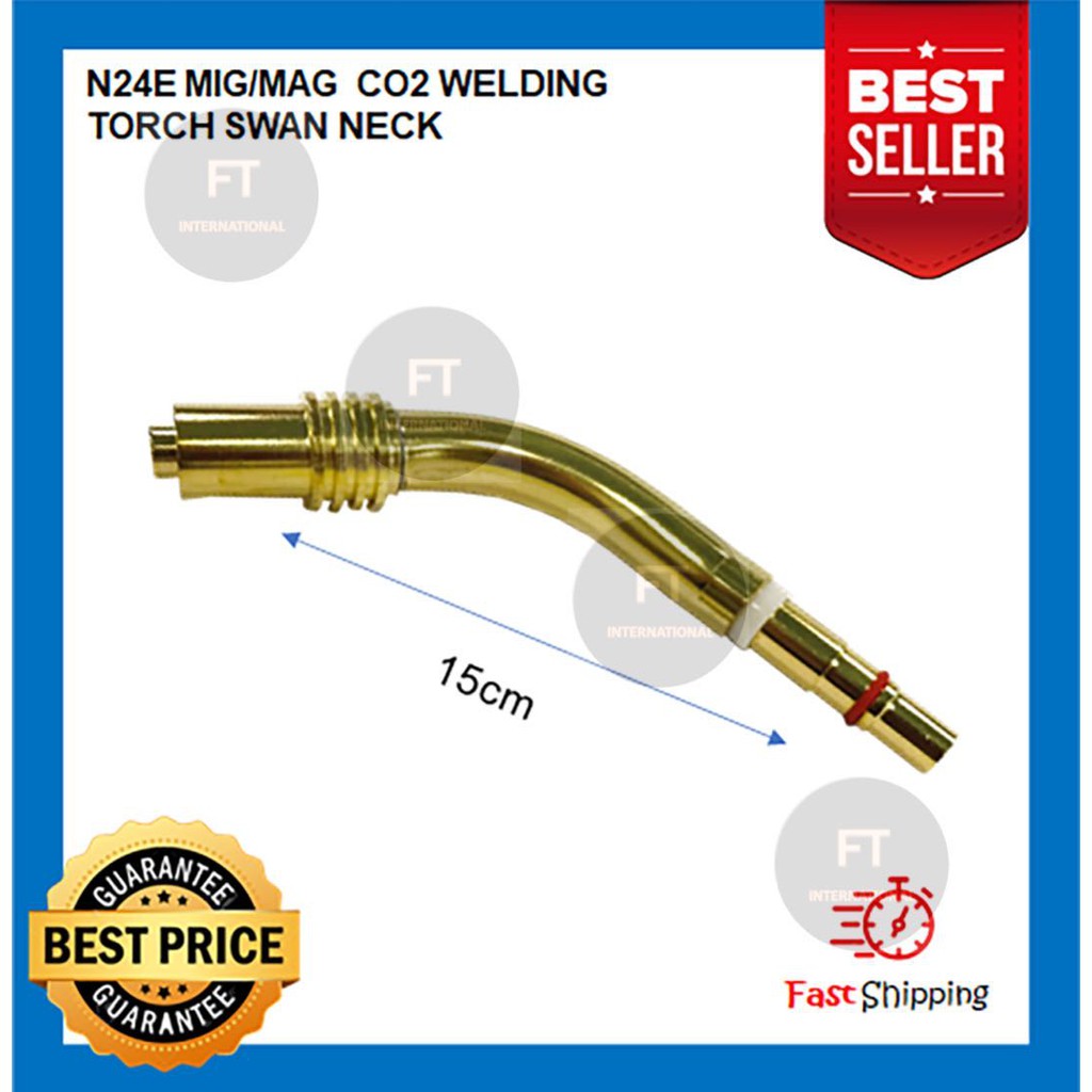 Austweld N24E | MB24 Swan Neck (MIG/MAG Welding Torch, High Temperature ...