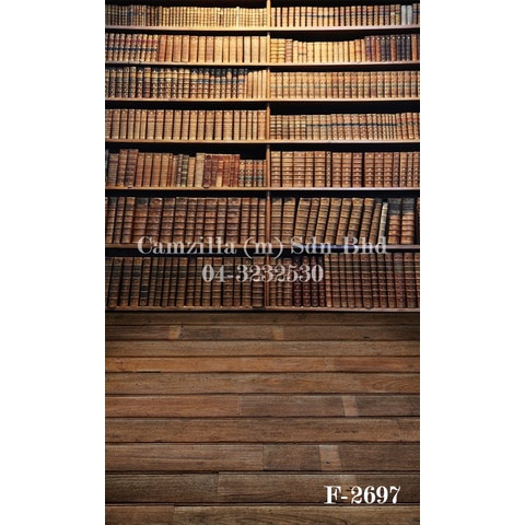 Convo Convocation Bookshelf Rak Buku Backdrop 3.0 X 5.0 meters Backdrop ...