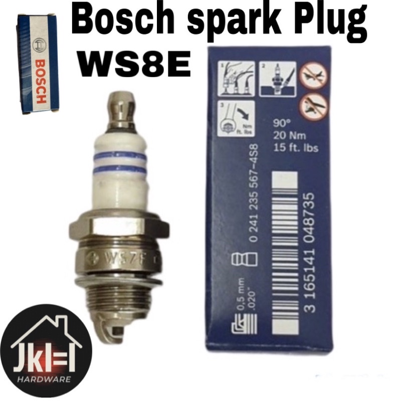 (WS8E) 100% ORIGINAL Spark Plug Mesin Rumput Chainsaw Knaspack Power ...