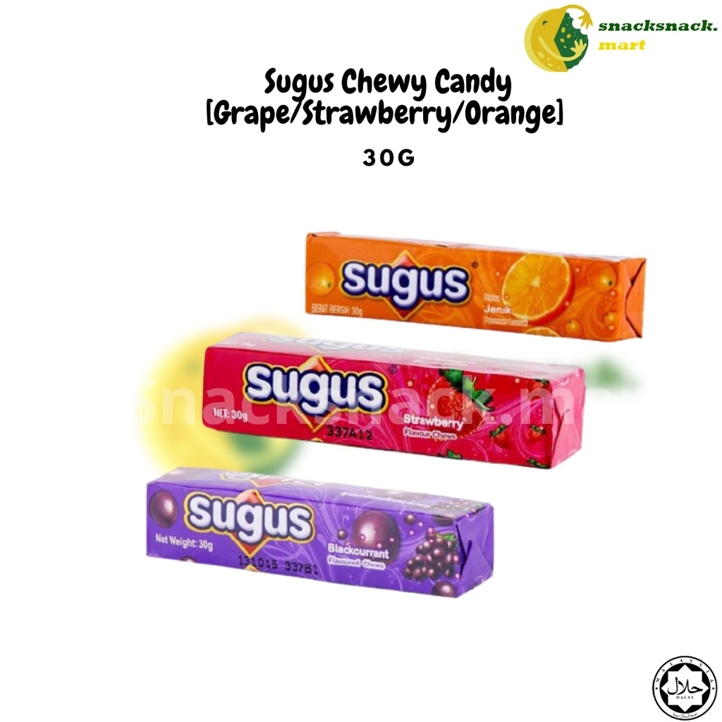 Sugus Chewy Candy-[Grape/Strawberry/Orange] [30g] | Shopee Malaysia