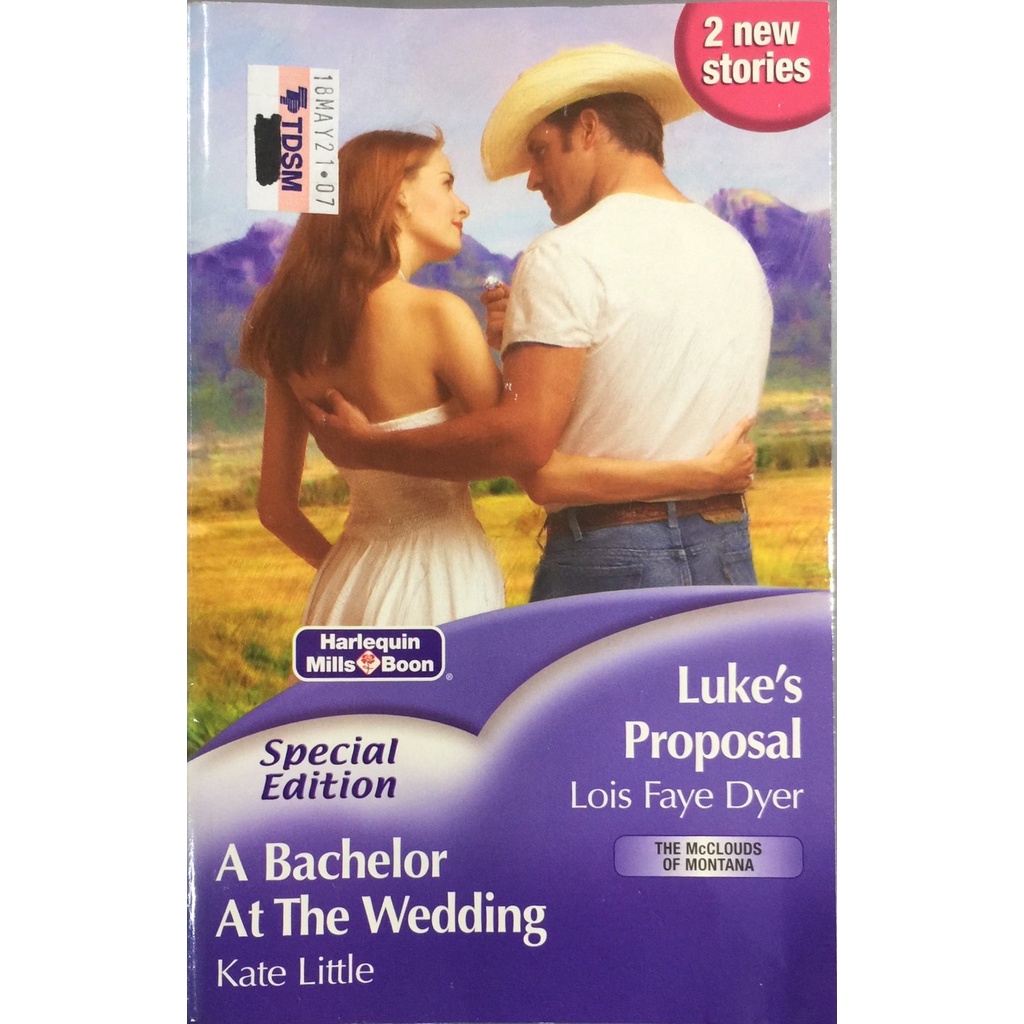 [BnB] Luke's Proposal/A Bachelor At The Wedding by Kate Little, Lois Faye Dyer (Condition: Very ...