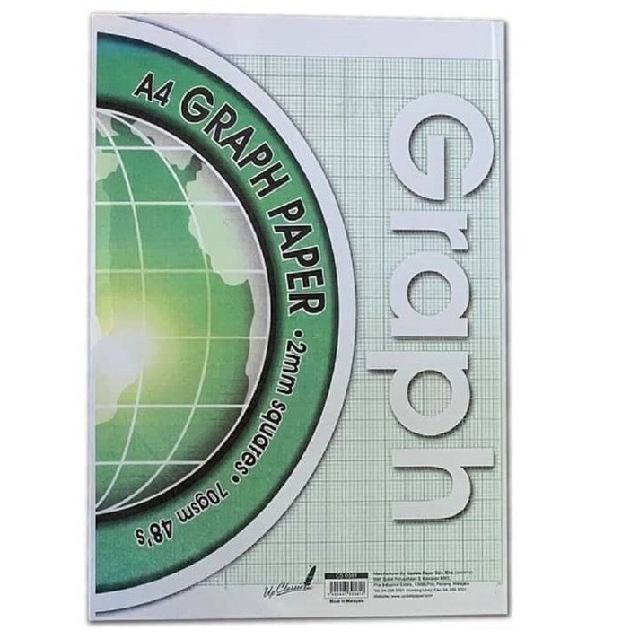 Up Classic Graph Paper A4 2mm ( 70gms -48s) | Shopee Malaysia