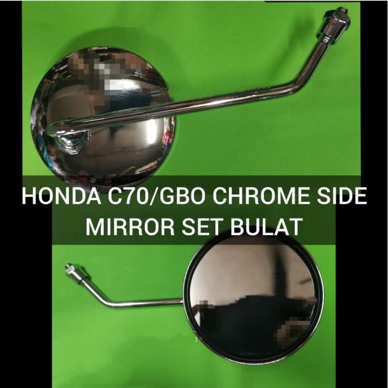 HONDA C70/GBO CHROME SIDE MIRROR SET BULAT | Shopee Malaysia