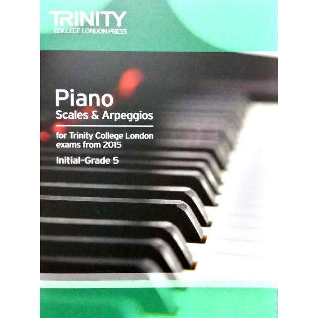 Trinity Piano Scales & Arpeggios Initial-Grade 5 (Free Shipping ...