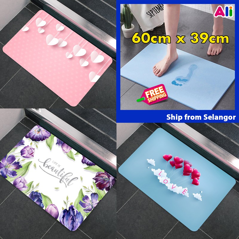 Diatomite Mat Diatomite Mud Mat Diatomaceous Earth Mat Pad fast dry ...
