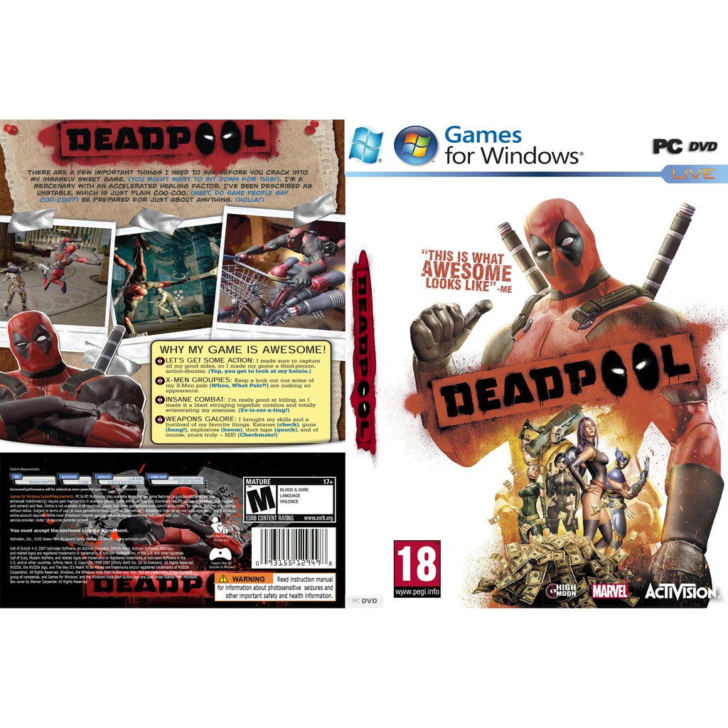 Deadpool PC GAME [Offline INSTALLATION] | Shopee Malaysia
