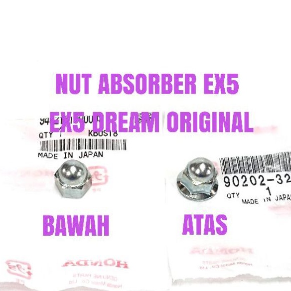 EX5 EX5 DREAM NUT ABSORBER ATAS BAWAH MADE IN JAPAN ORIGINAL 💯% | Shopee Malaysia