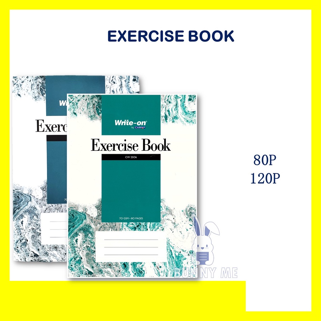 CAMPAP WRITE-ON EXERCISE BOOK A4 /BUKU NOTA/ BUKU TULIS CW2506/CW2507 ...