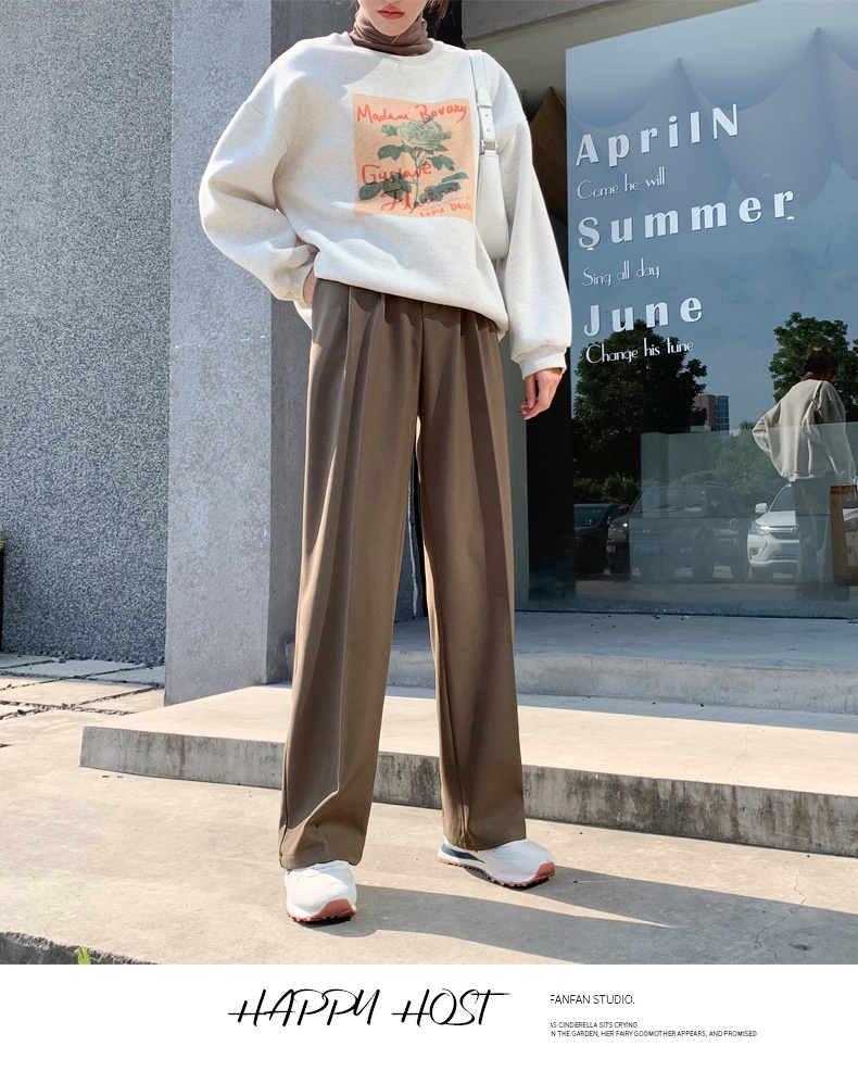 Fashionable 46492 Wide Tube Pants For Women | Shopee Malaysia