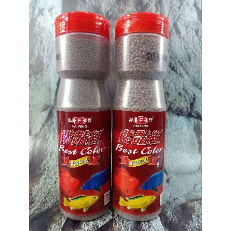 HAI FENG Best Color Fish Food 紫艷紅 260g- T388 / 230g-T377 | Shopee Malaysia
