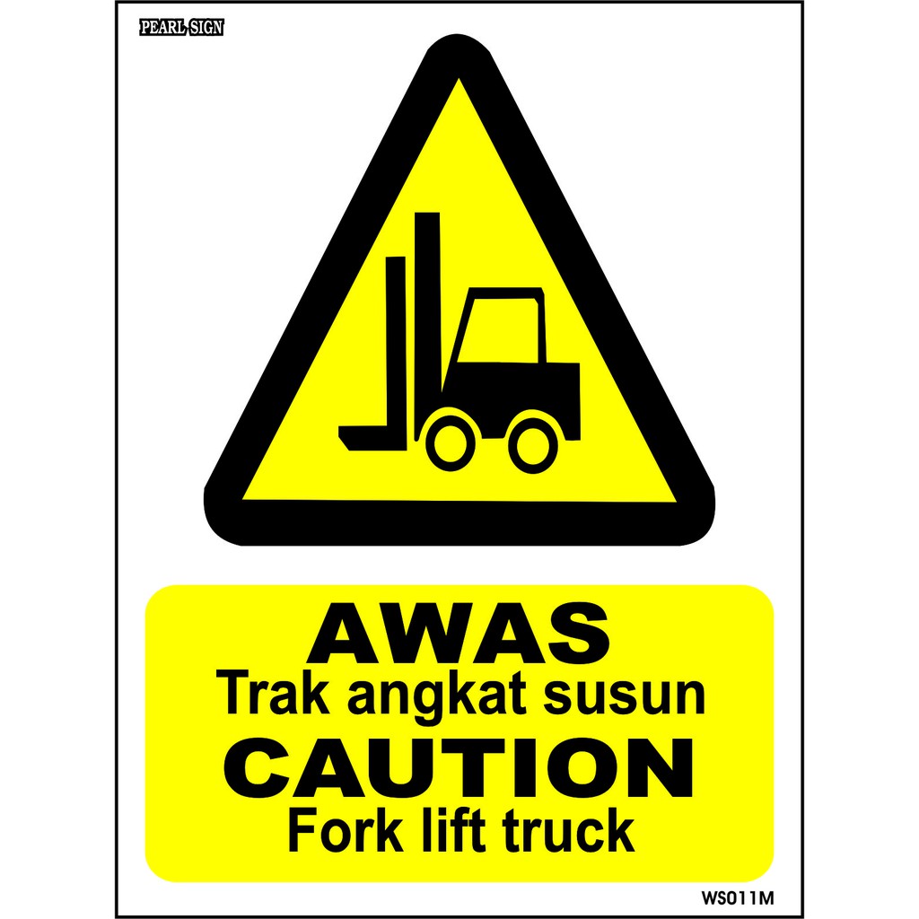 DOSH/JKKP STANDARD WARNING SIGN 100 X 300MM, 300X400MM, 400X600MM ...