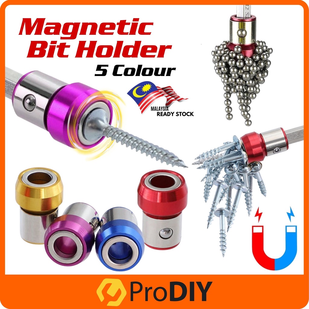 Magnetic Bit Holder Magnetic Ring Strong Metal Steel Screwdriver Head ...