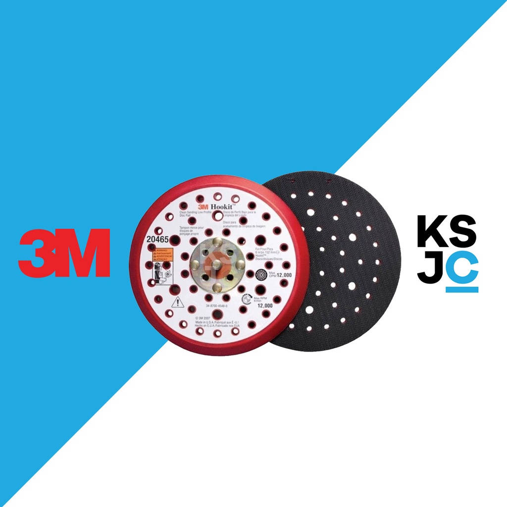 3M 20356 Hookit Clean Sanding Back Up Pad (6inch) | Shopee Malaysia