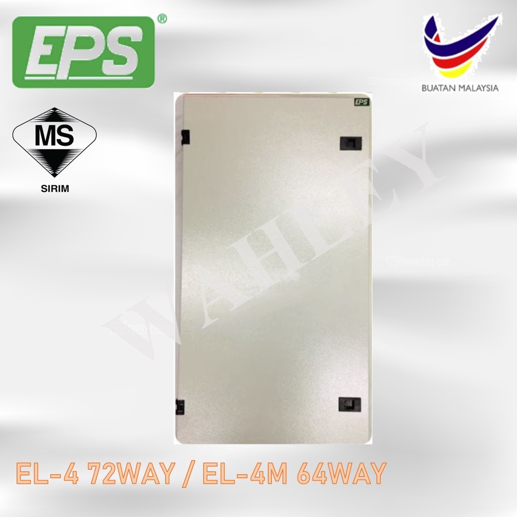 EPS EL4 / EL4M 4ROW 72WAYS / 64WAYS METAL CLAD ENCLOSE DB BOX | Kotak ...