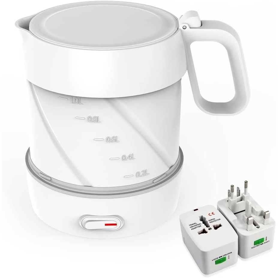 Travel Electric Kettle Foldable, Collapsible Mini Water Boiling Pot ...