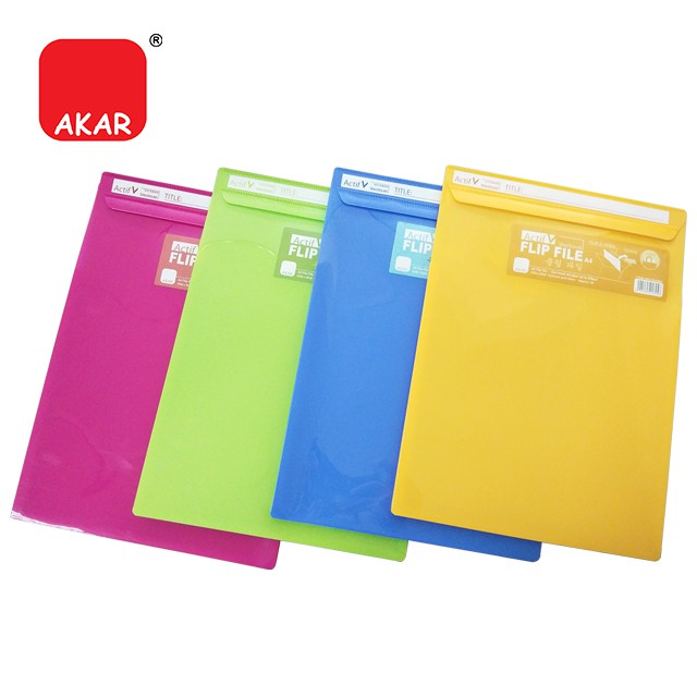 A4 PP Flip File (Vertical) | Shopee Malaysia