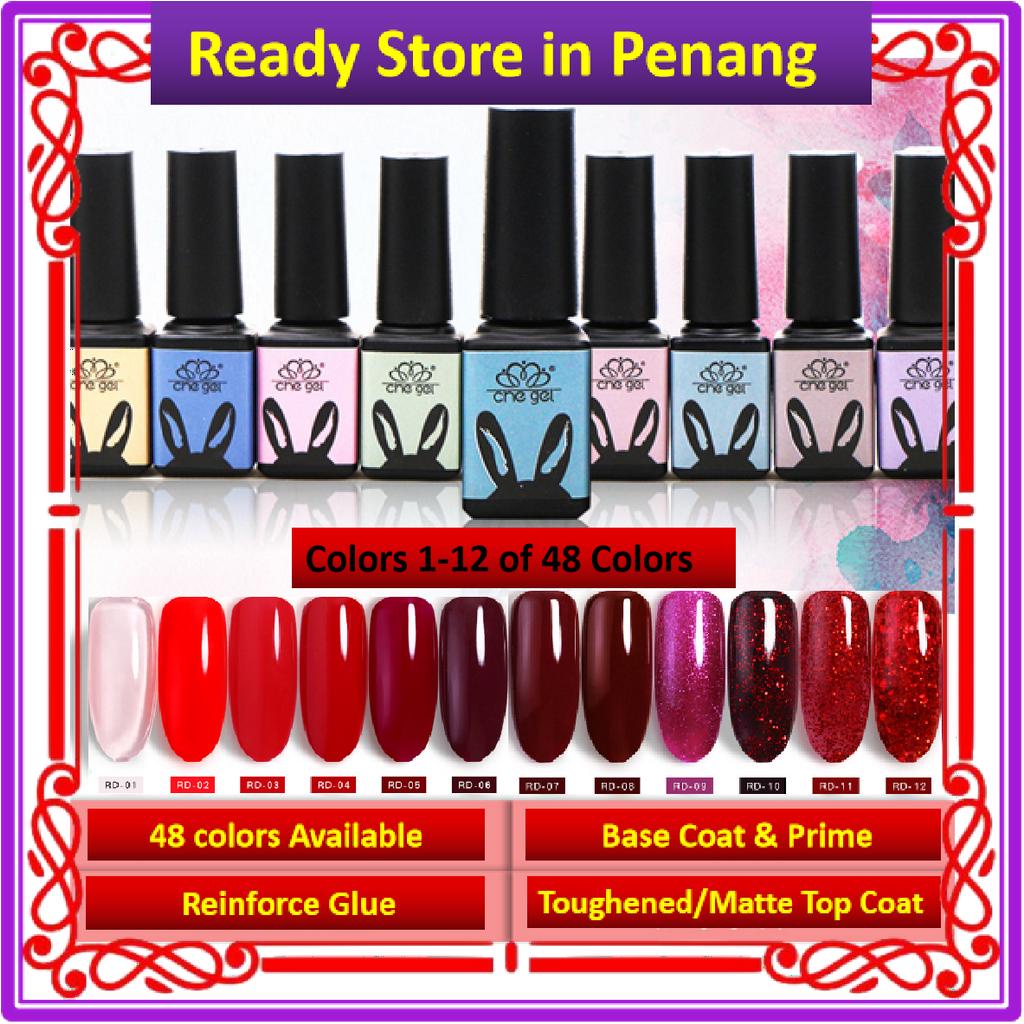 Gel Polish No.1-12 For Manicure Semi Permanent Vernis top coat UV LED ...