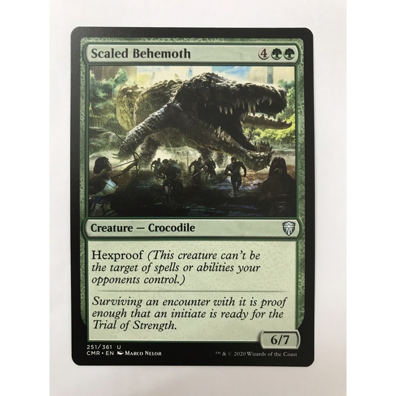 Magic the Gathering Scaled Behemoth (CMR) | Shopee Malaysia