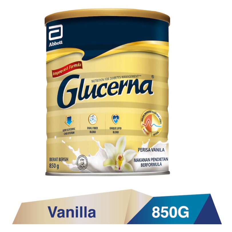 Glucerna Vanilla 850g (Diabetes-Specific Formula) | Shopee Malaysia