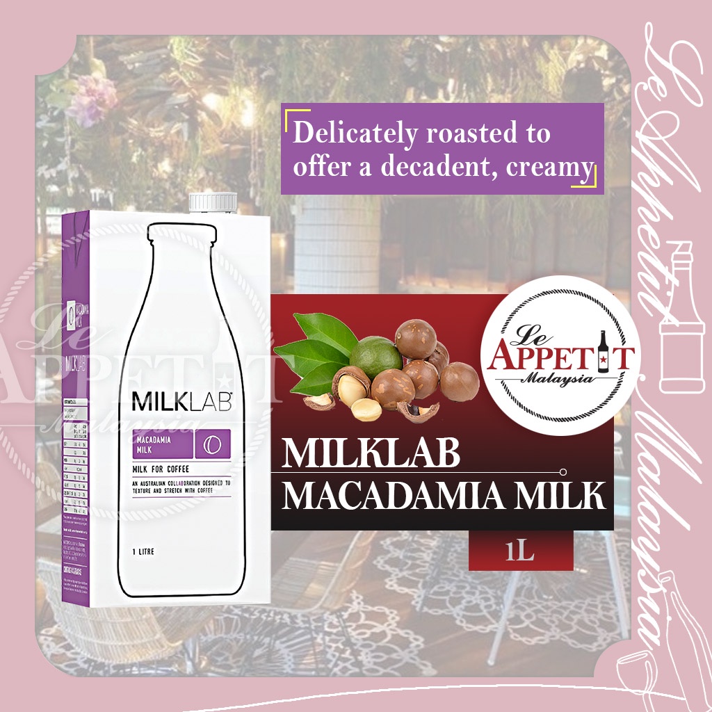 MILKLAB MACADAMIA MILK 1L STARBUCKS COFFEE CAFE | Shopee Malaysia