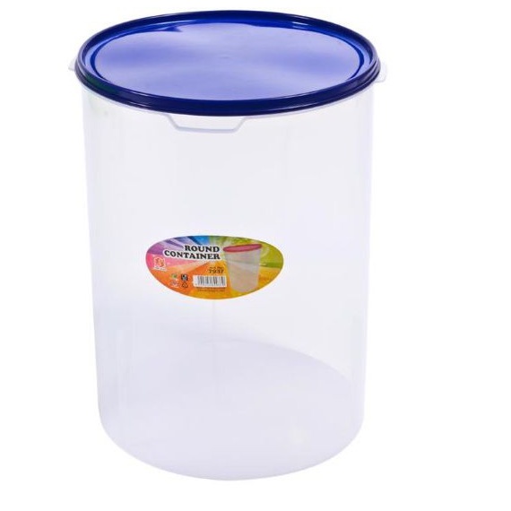 Twin Dolphin🐬28L Airtight Round container berkas kerepek tempat isi ...