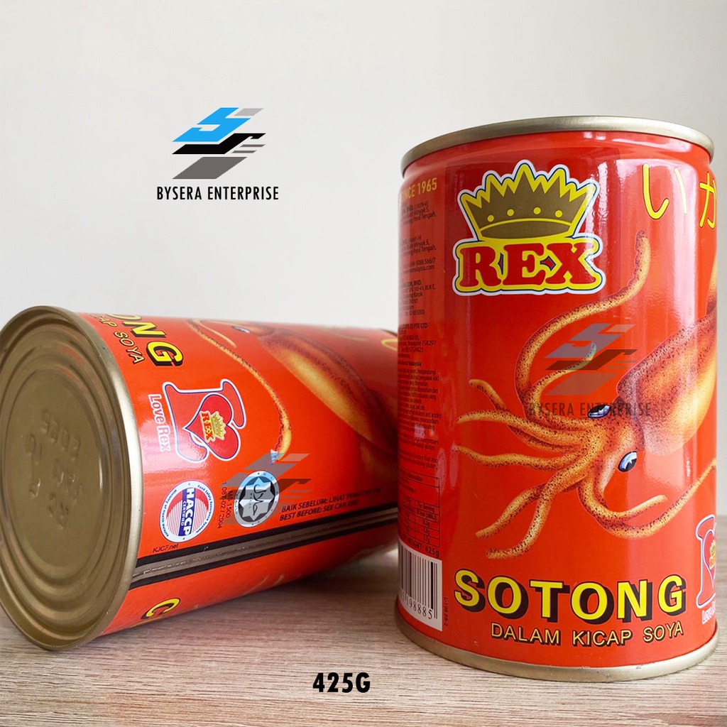 REX Cuttlefish in Soya Sauce / Rex Sotong Kicap dalam tin / Cuttlefish ...
